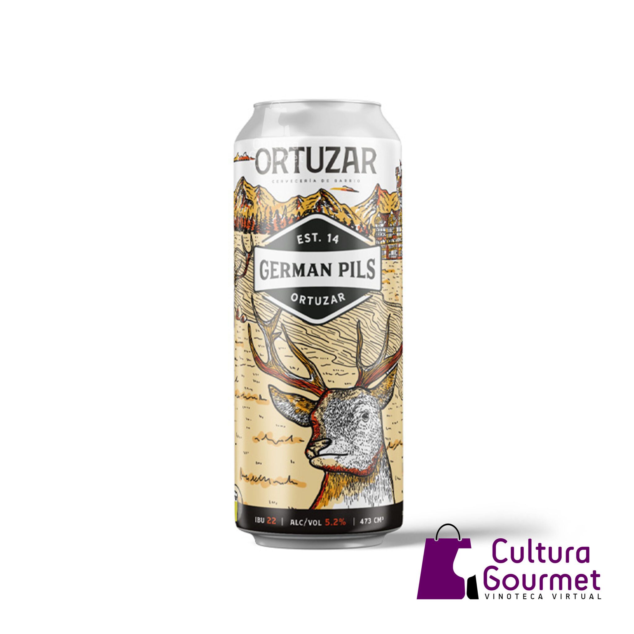 Cerveza Ortuzar German Pils - Cultura Gourmet
